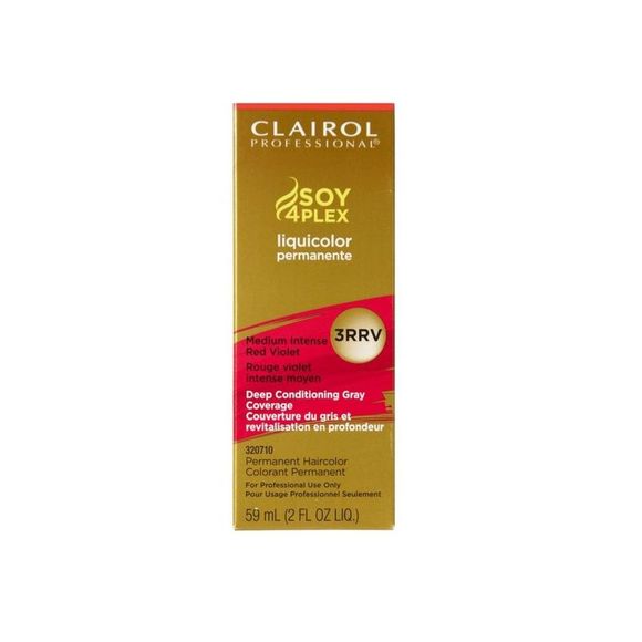 CLAIROL | Hair | Soy4plex Liquicolor Permanent Hair Color 3rrv Medium ...